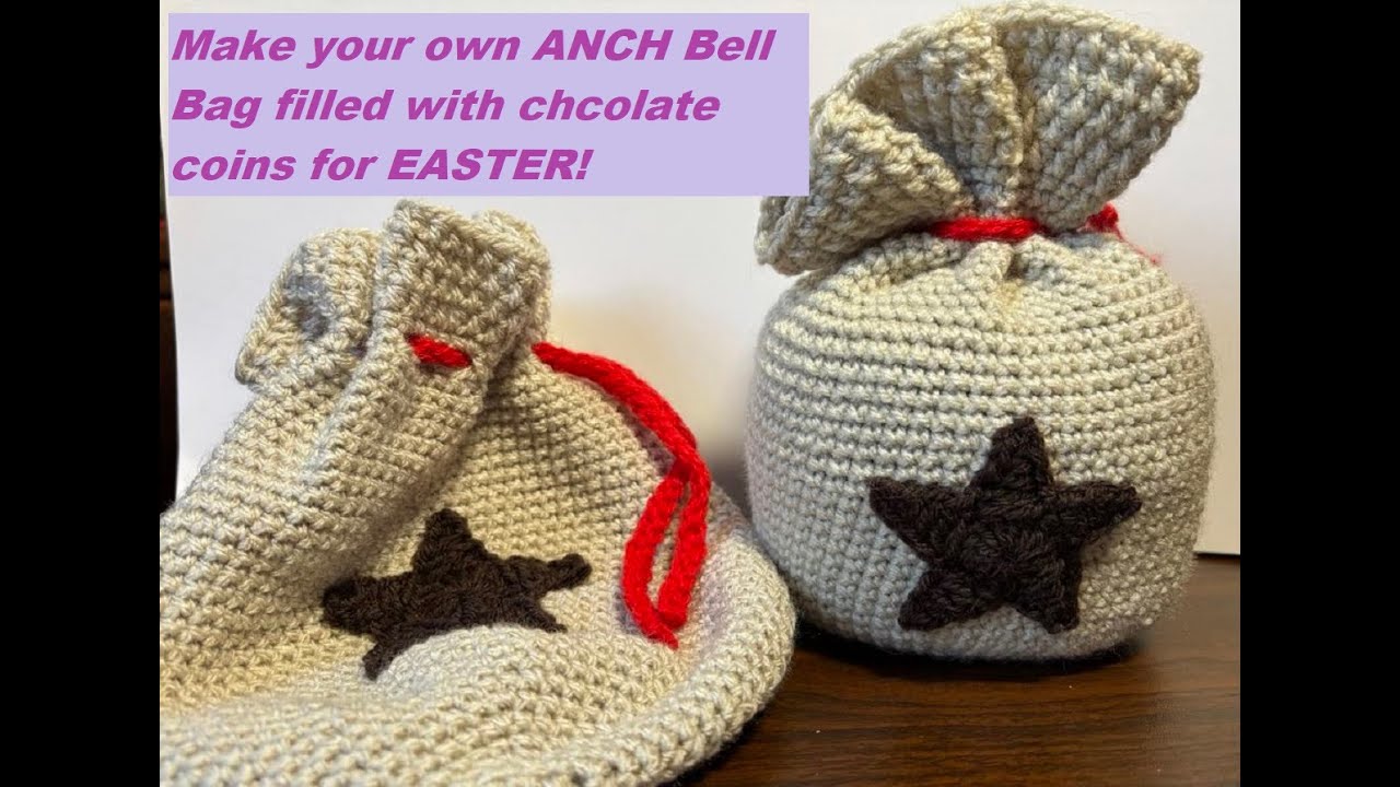 Make Your own ACNH Bell Bag for Easter! #acnh #crochetbag # ...