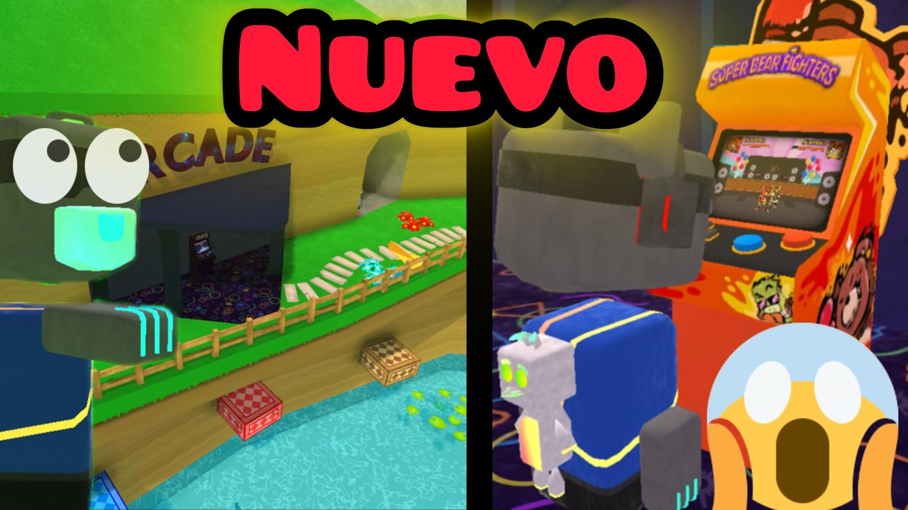 ¡Descubre la NUEVA zona ARCADE en Super Bear Adventure! - YouTube