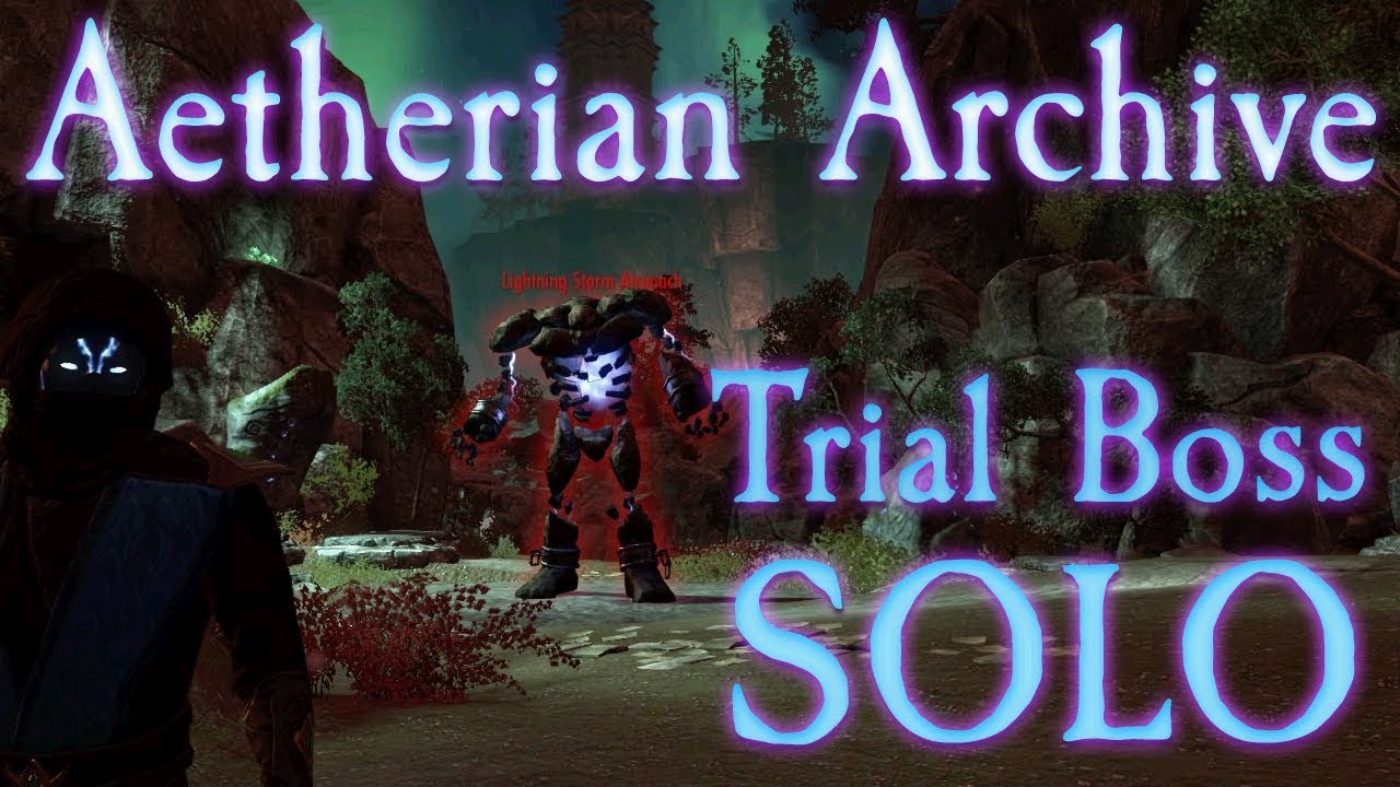 ESO Aetherian Archive Trial Boss SOLO - YouTube
