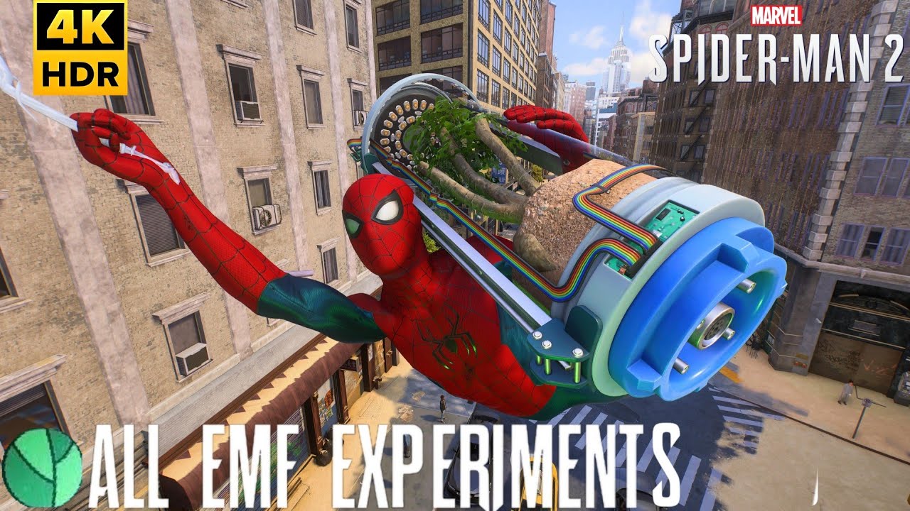 [4k HDR] All EMF Experiments | With NWH Final Swing Suit | Marvel's ...