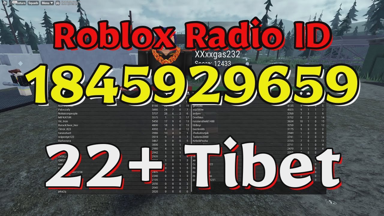 Tibet Roblox Radio Codes/IDs - YouTube