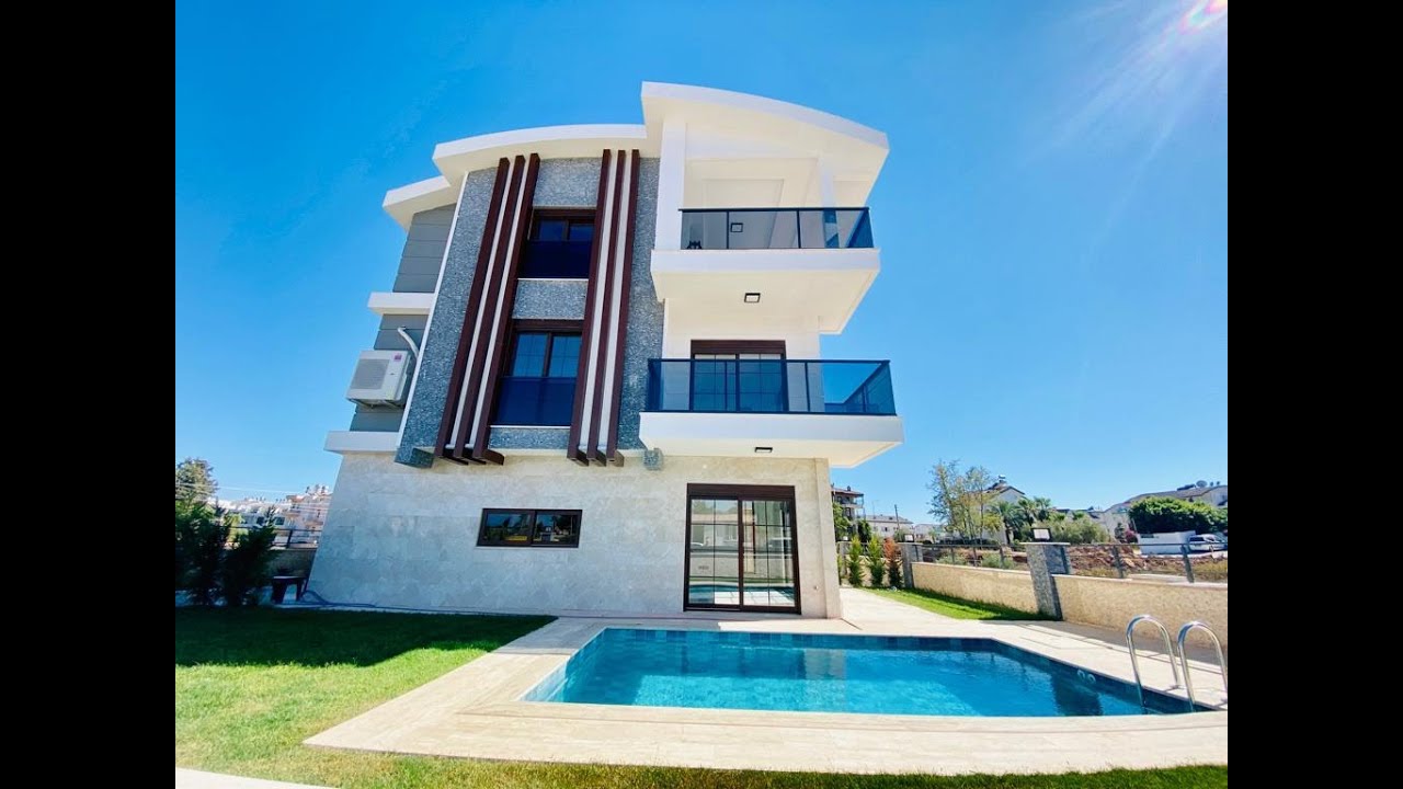 Villen in Antalya SİDE 3+1in 195m2 ist zuhaben mit eigenen Stellplatz ...