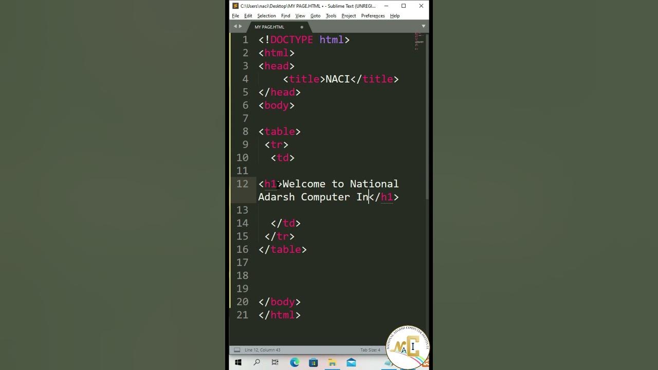 Apply Background Color In Html Without Css Html Tips And Tricks Youtube