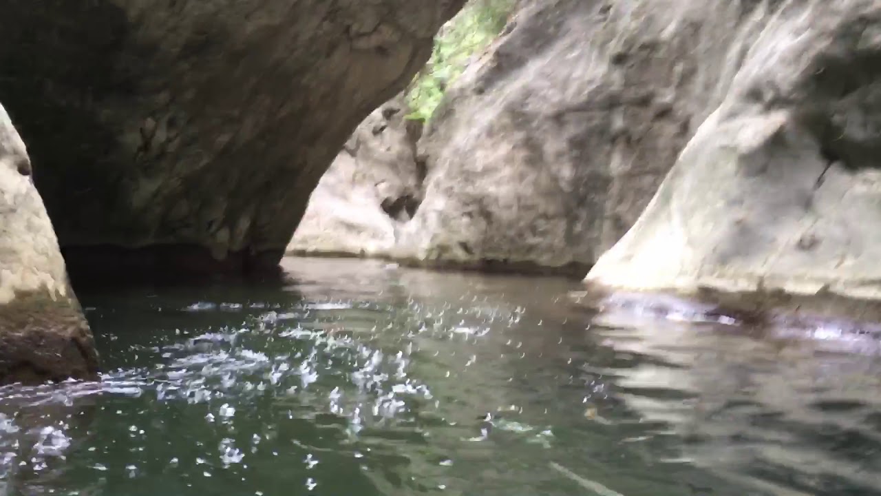Potami waterfall Samos - YouTube