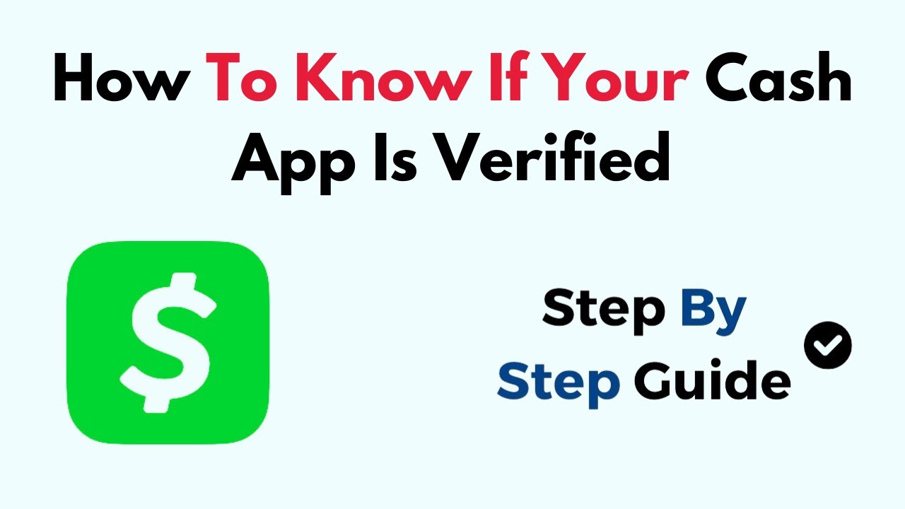 How To Know If Your Cash App Is Verified - YouTube