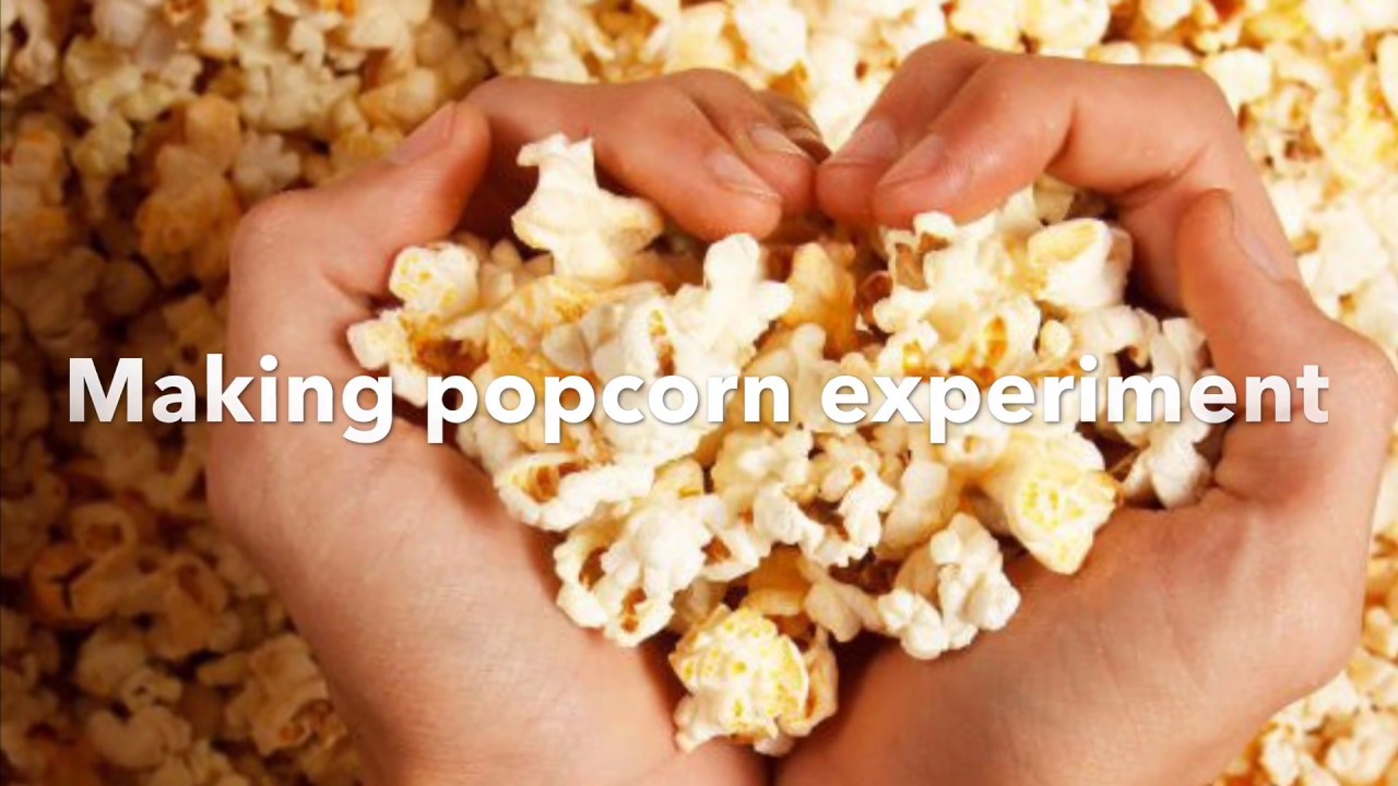 Popcorn recipe at home & pani puri ball /experiment making Popcorn in ...