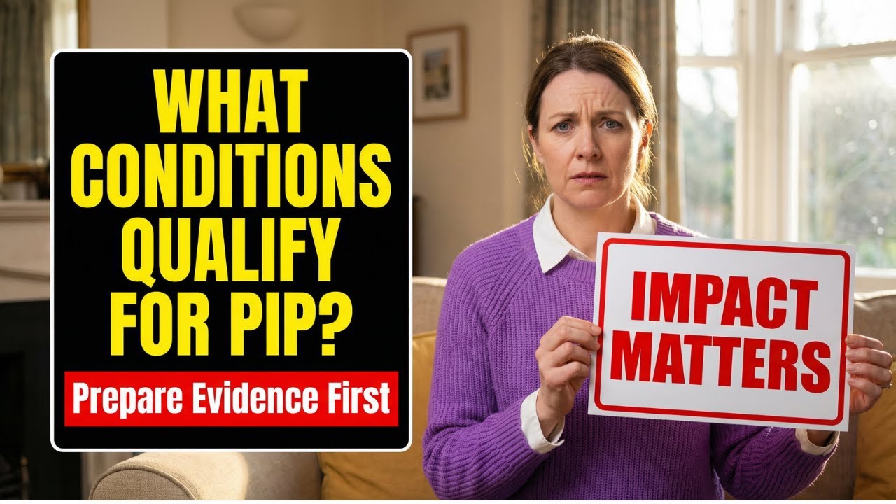 The PIP Conditions Checklist - Do You Qualify? - YouTube