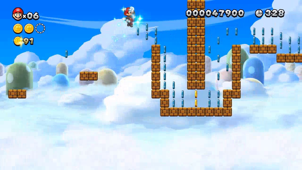 NSMBU - Custom level - YouTube