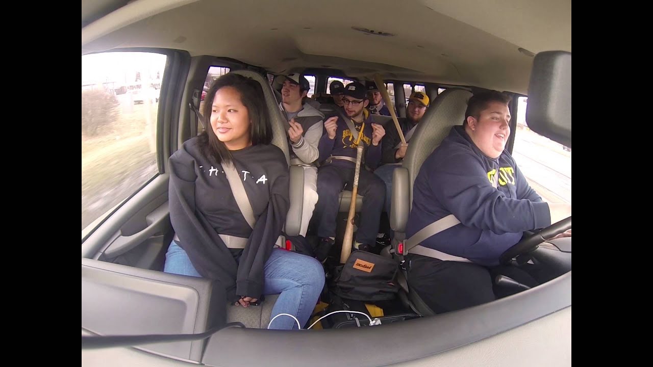 Baseball team, in a van - YouTube