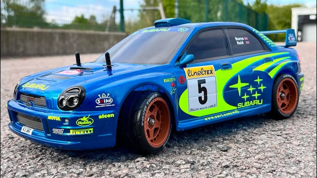 Tamiya Subaru Impreza WRC 2001 prototype TB-01 rear vintage rally car ...