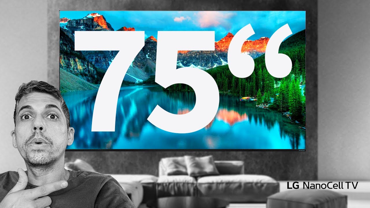 Smart TV LG 4K 75 Polegadas NanoCell [75NANO80] UMA TV GRANDE e ...