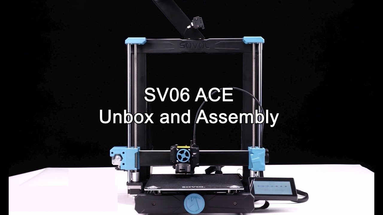 SV06 ACE Unbox and Assembly Best Beginner Printer for a Tinkerer - YouTube