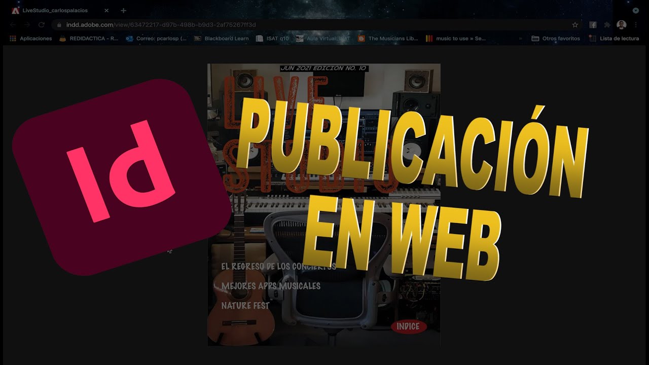 INDESIGN PUBLICAR DOCUMENTO EN WEB - YouTube