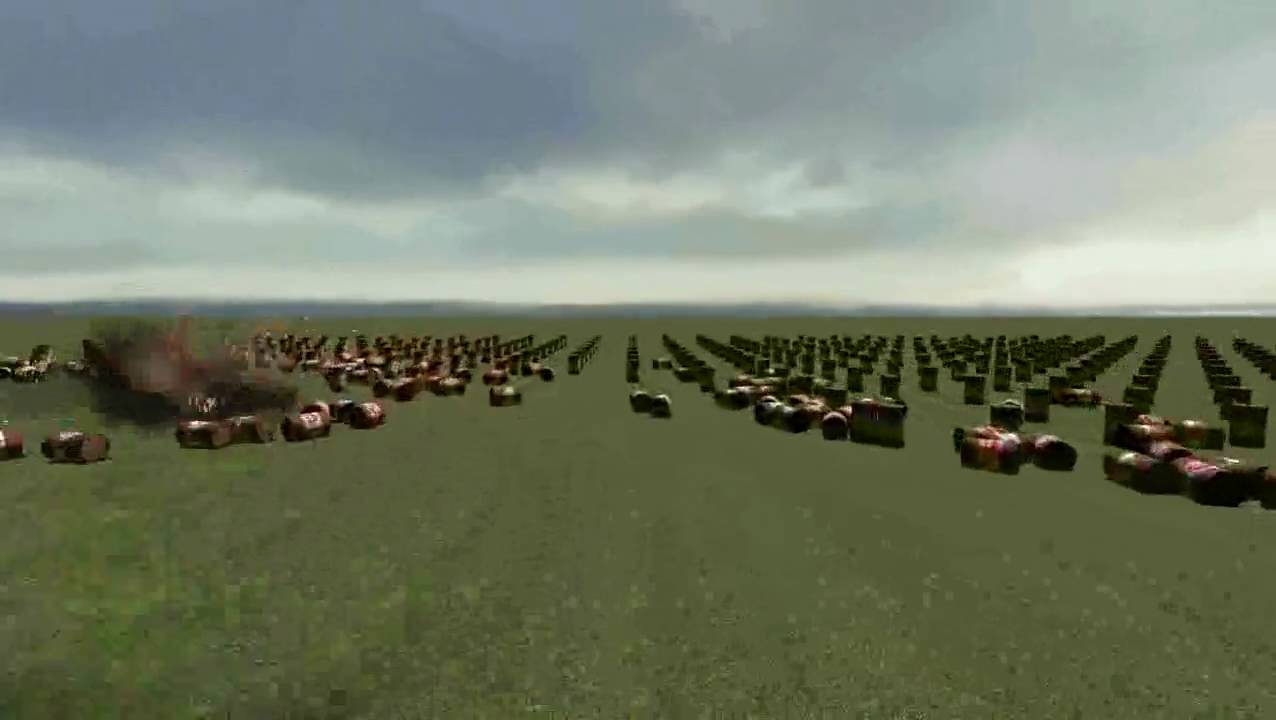 Garrys Mod 1500 barrels explosion - YouTube