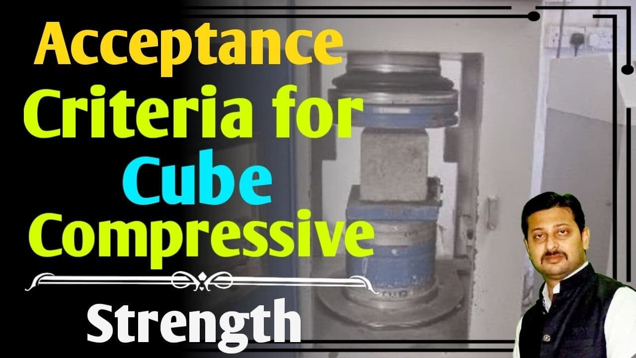 Acceptance Criteria of Concrete Cube Compressive Test results as per ...