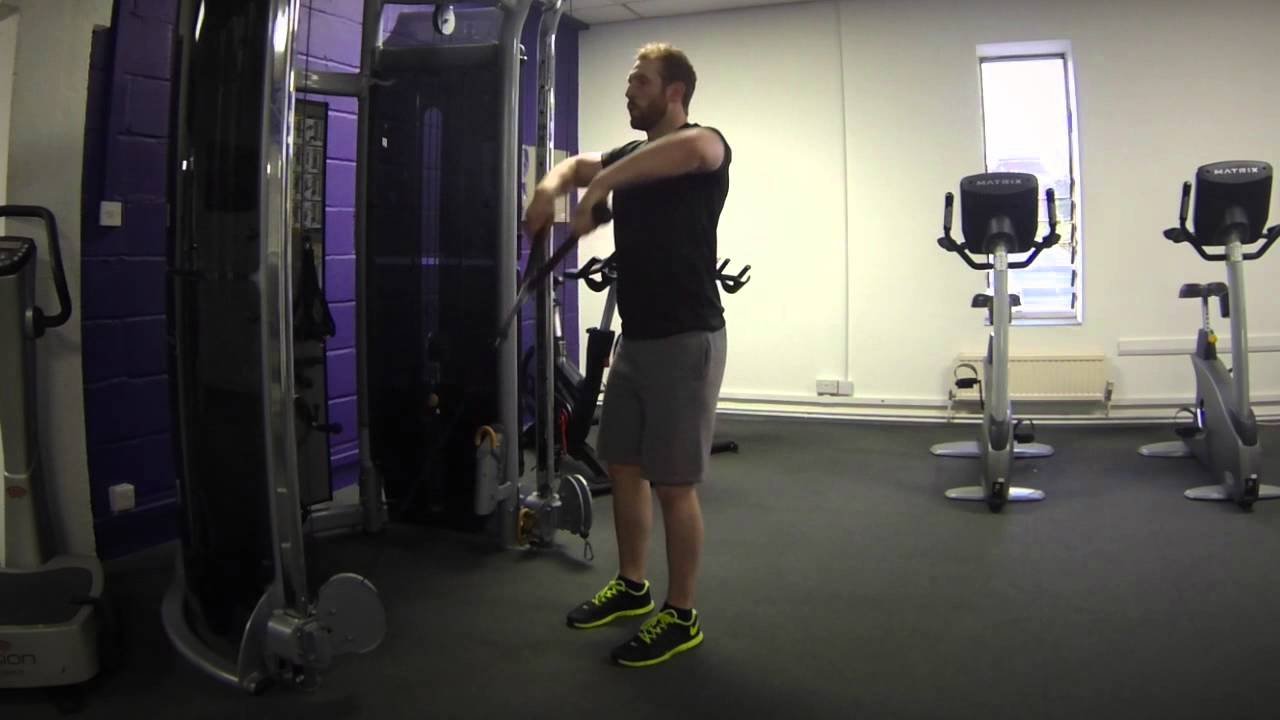 Low Cable Row To Neck - YouTube
