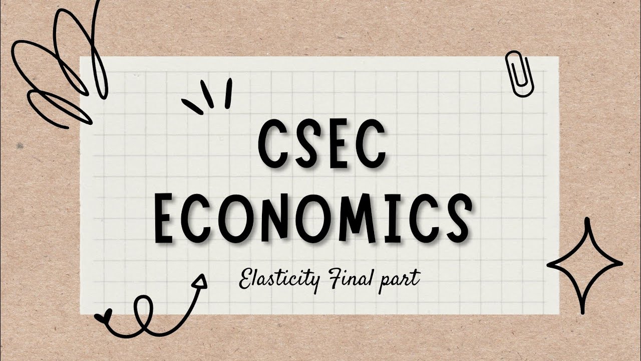 Csec Economics Final part - YouTube
