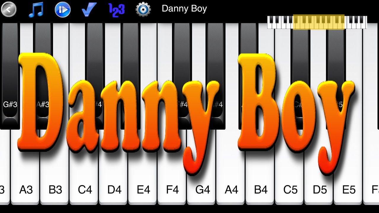 Danny Boy - How to Play Piano Melody - YouTube