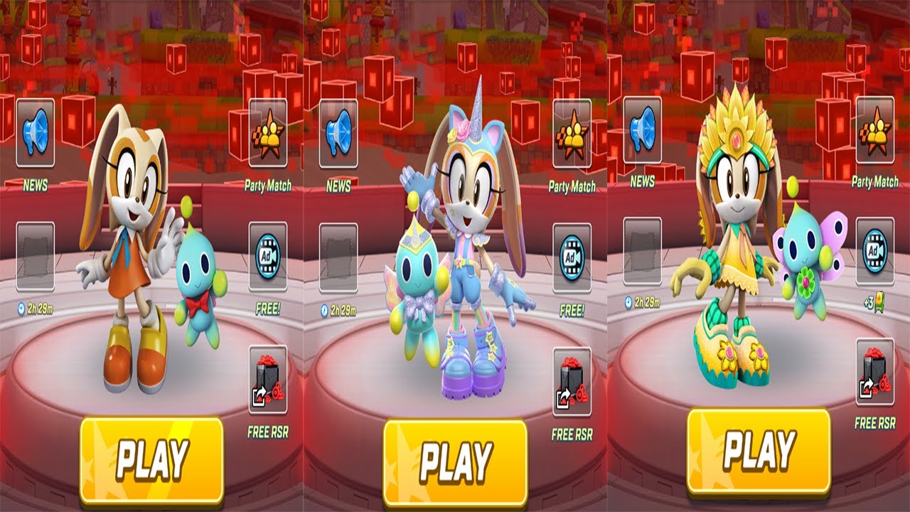 Sonic Forces Speed Battle Girls Battle - All Cream Skins ( Cream vs ...