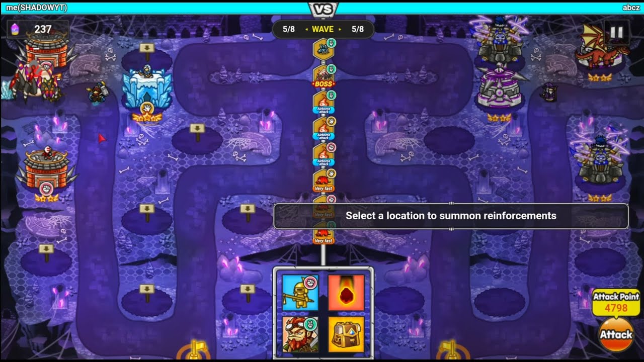 PVP Hero VS Legendary Tower Gold tower defence Part-01 - YouTube