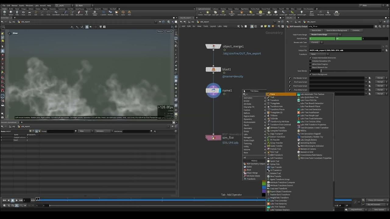 3.4 Houdini .vdb (openVDB) volume export - YouTube