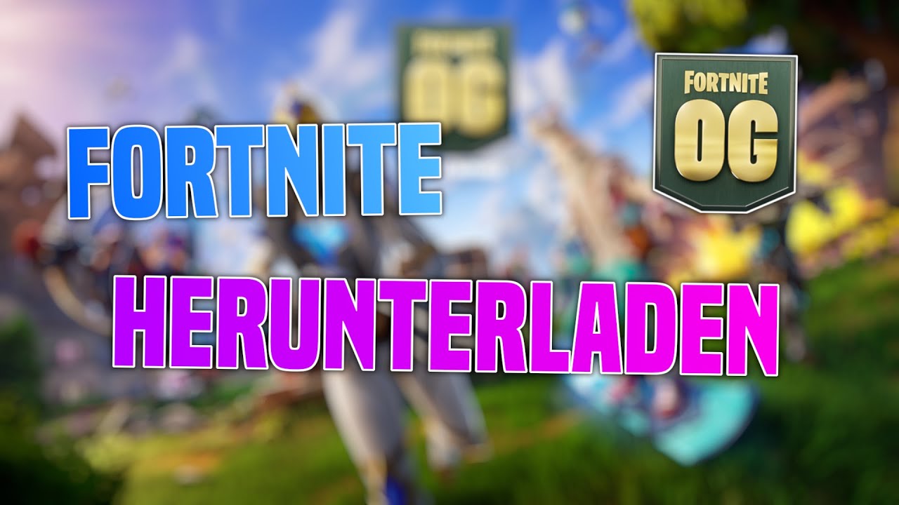 FORTNITE: Herunterladen & Installieren (PC) | KOSTENLOS Fortnite ...