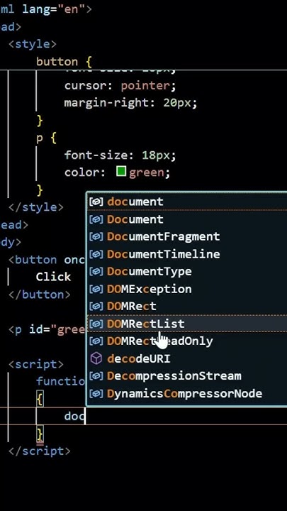 Message Function Button Click (JavaScript) in 55 Seconds - YouTube
