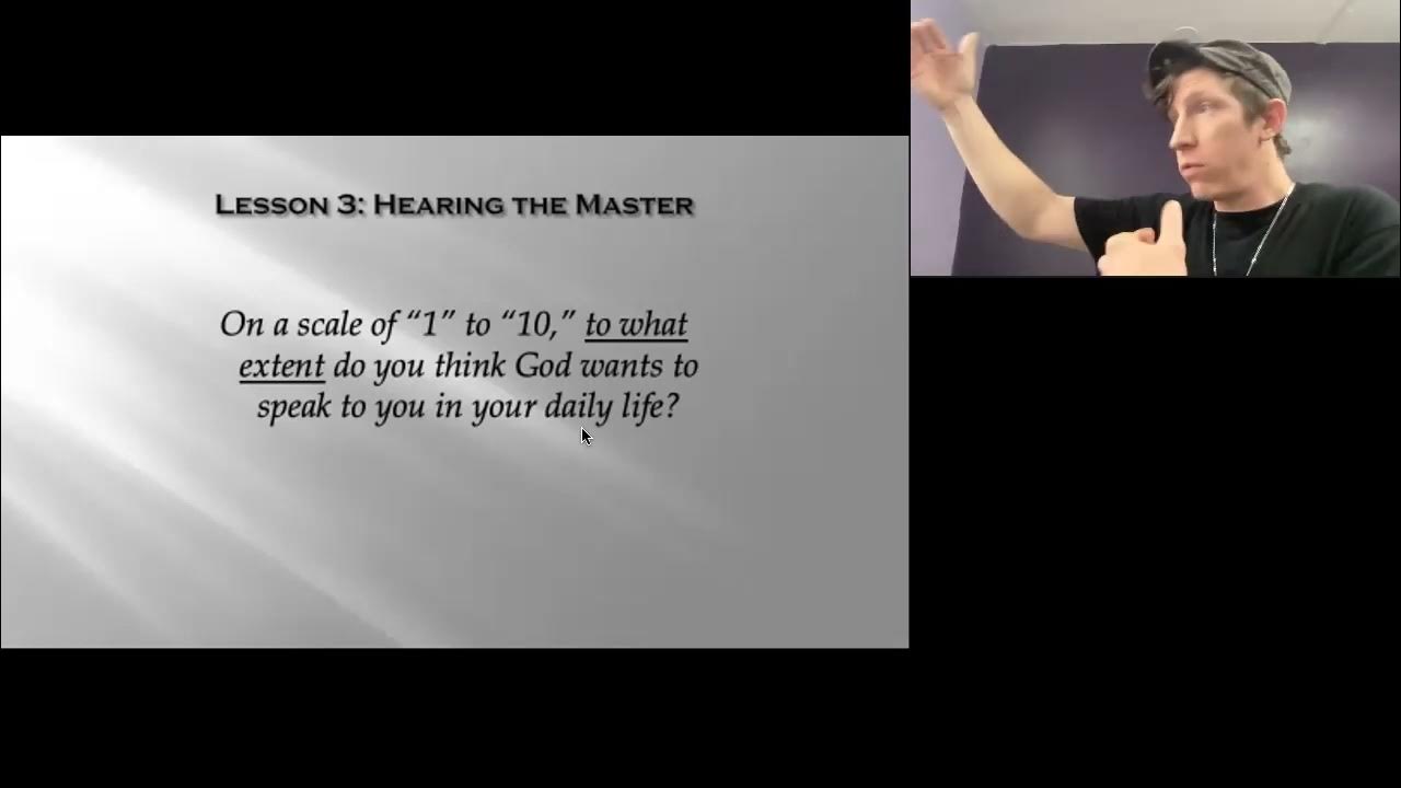 Discipleship Lesson 3a (Session 7) Part 2 - YouTube