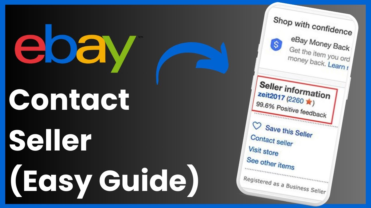 How to Contact Seller on eBay ! - YouTube