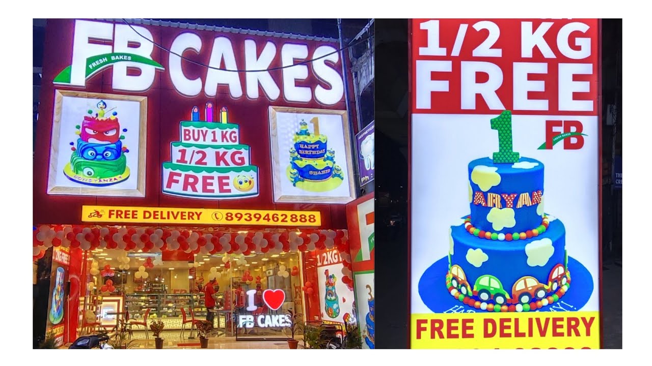 FB CAKES NEW Open at kachiguda (piller NO-B1181) NEAR BY HDFC BANK ...