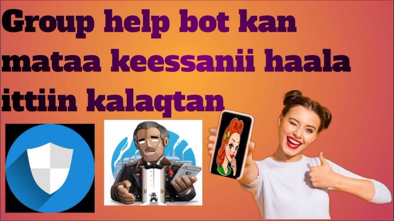 How to create your own Group help bot? - YouTube