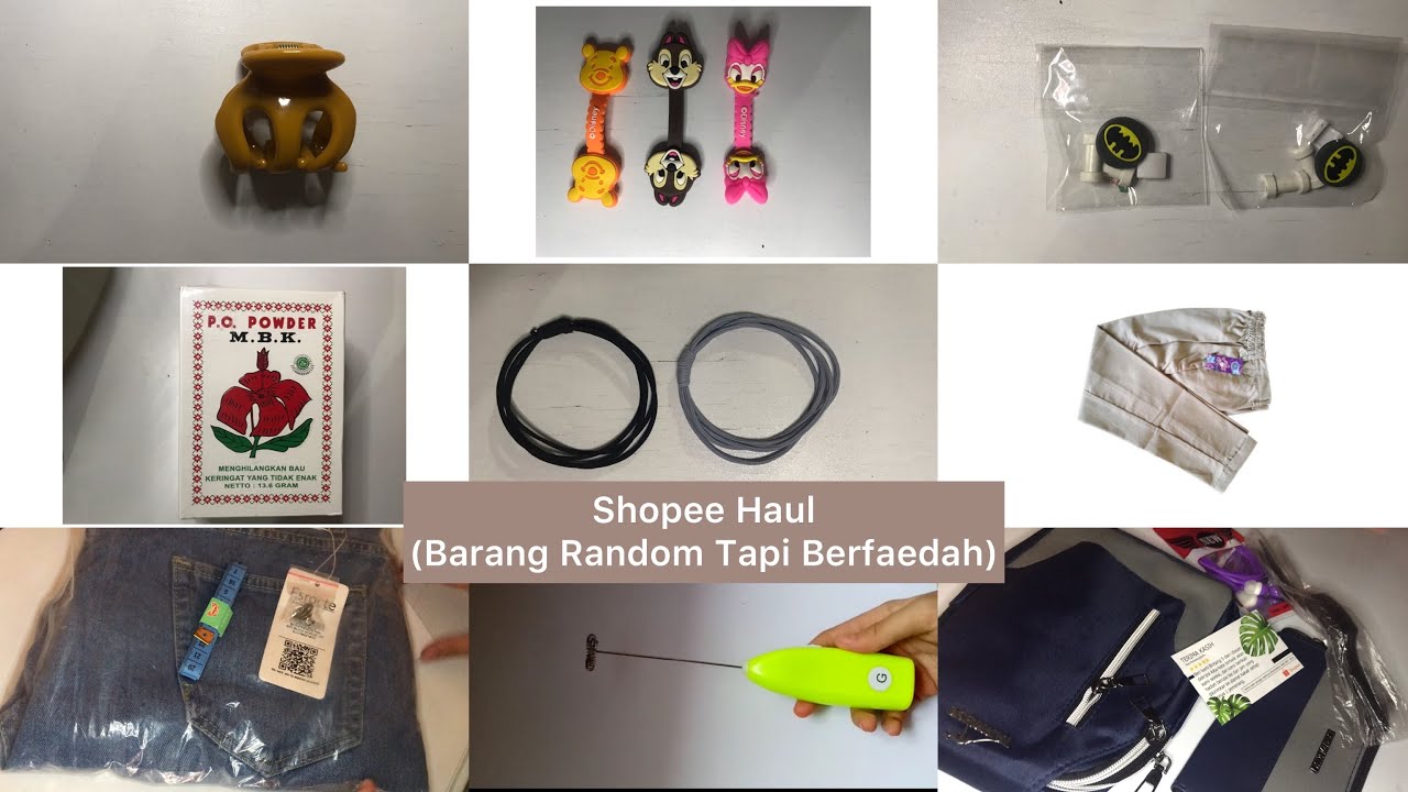 Shopee Haul Barang Random Tapi Berdaedah🛍 - YouTube