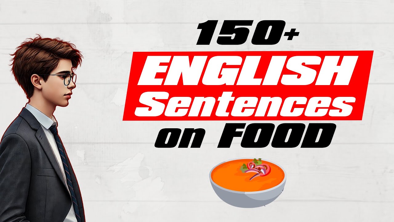 150+ English Sentences on Food | Beginners English Practice - YouTube