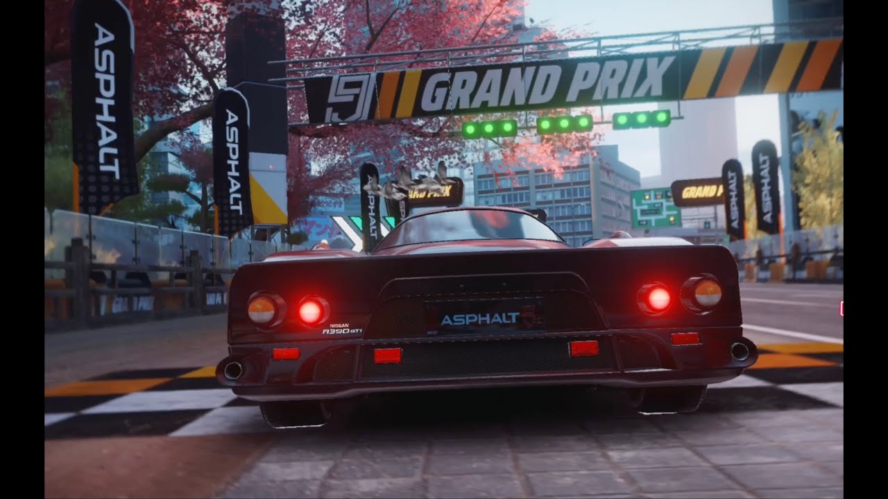 Nissan R390GT1( STOCK ) Grand Prix Round 1 Asphalt 9 | 1:11:648 - YouTube