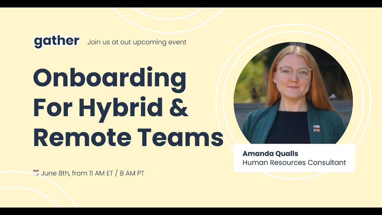 Onboarding For Hybrid & Remote Teams with Amanda Qualls - YouTube