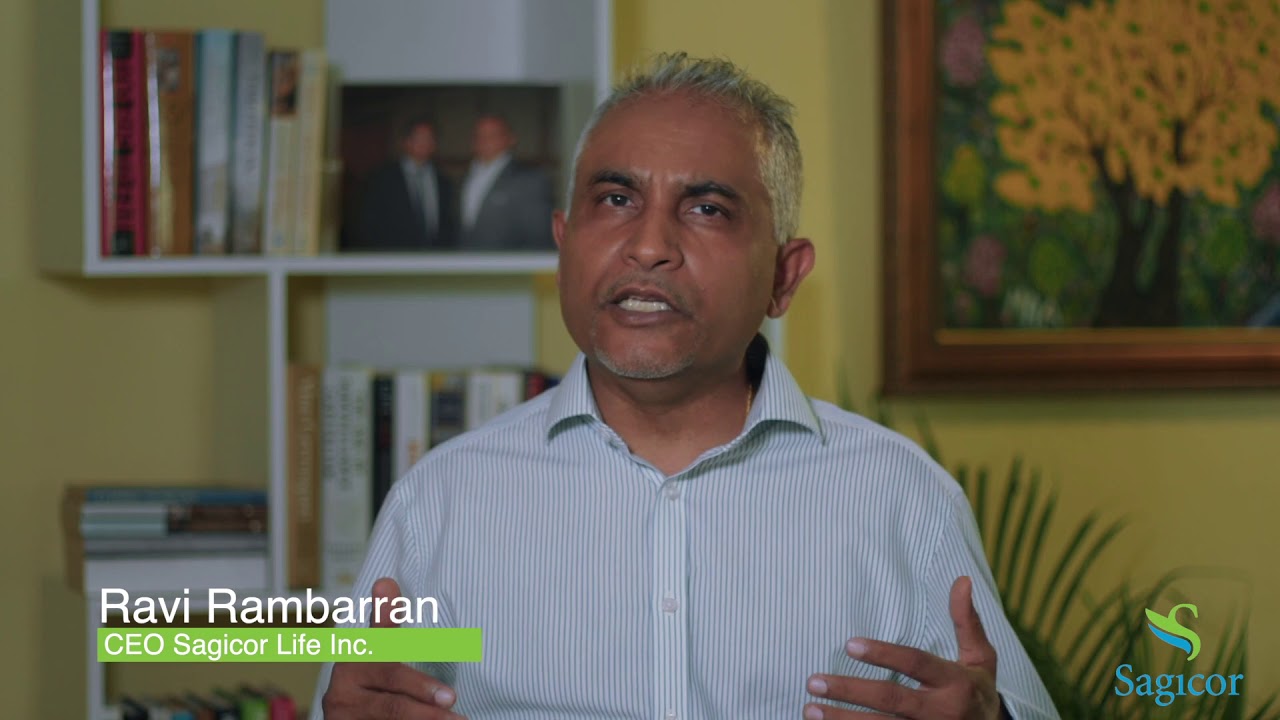 CEO Sagicor Life Inc, Ravi Rambarran delivers address to Sagicor ...