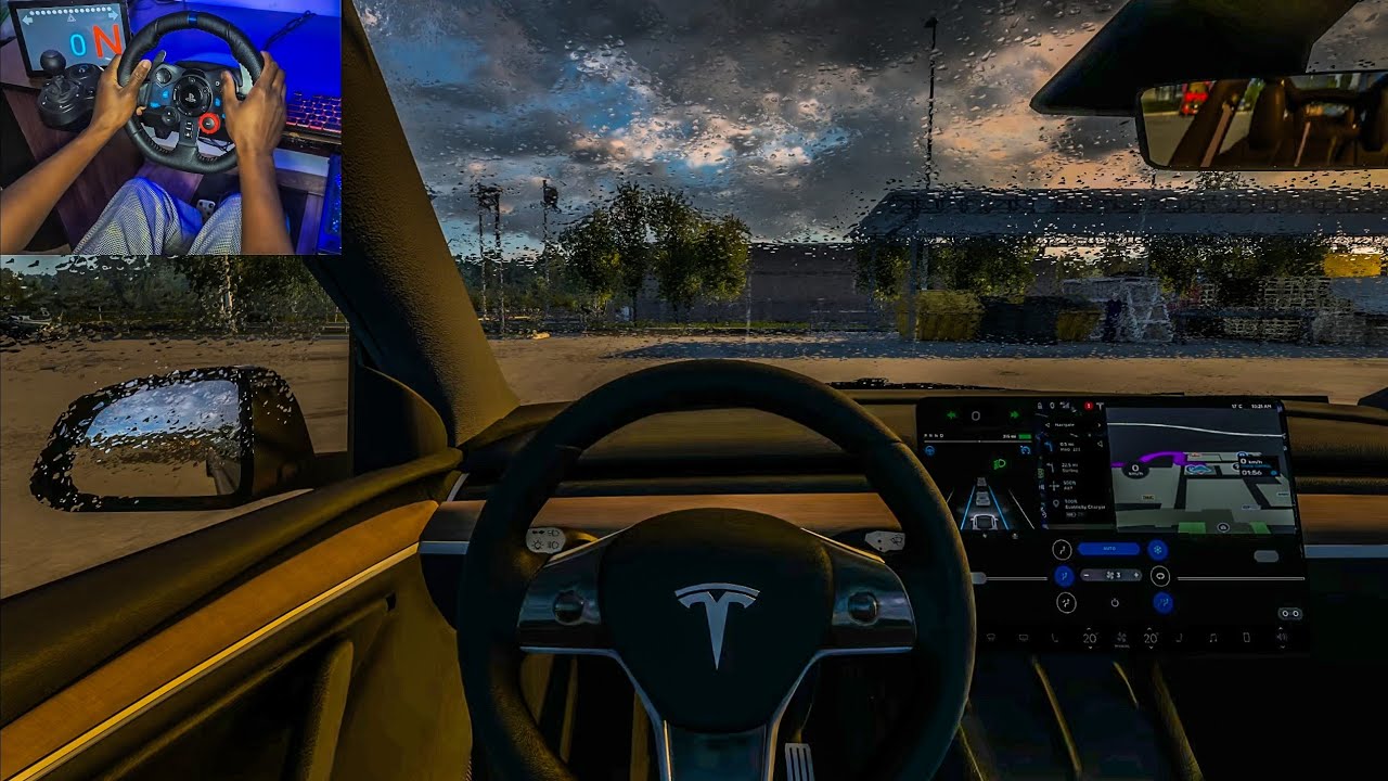 Tesla Model Y 2022 | ETS2 1.50 | Euro Truck Simulator 2 | Logitech G29 ...