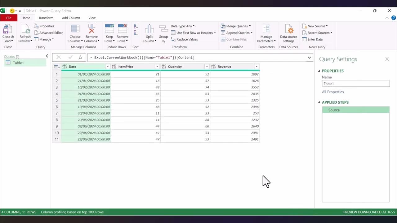 PQ_P003: Running Total Using List Accumulate - YouTube