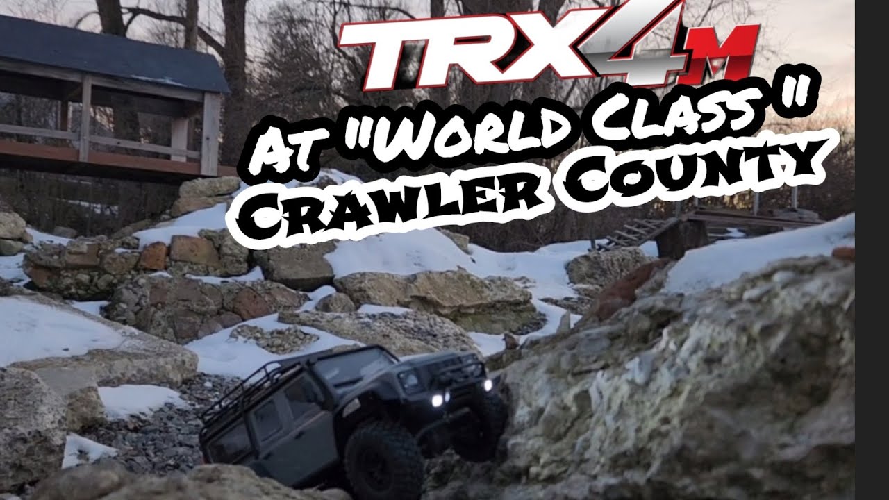 Traxxas trx4m defender at "World Class" Crawler County rc rock crawler ...