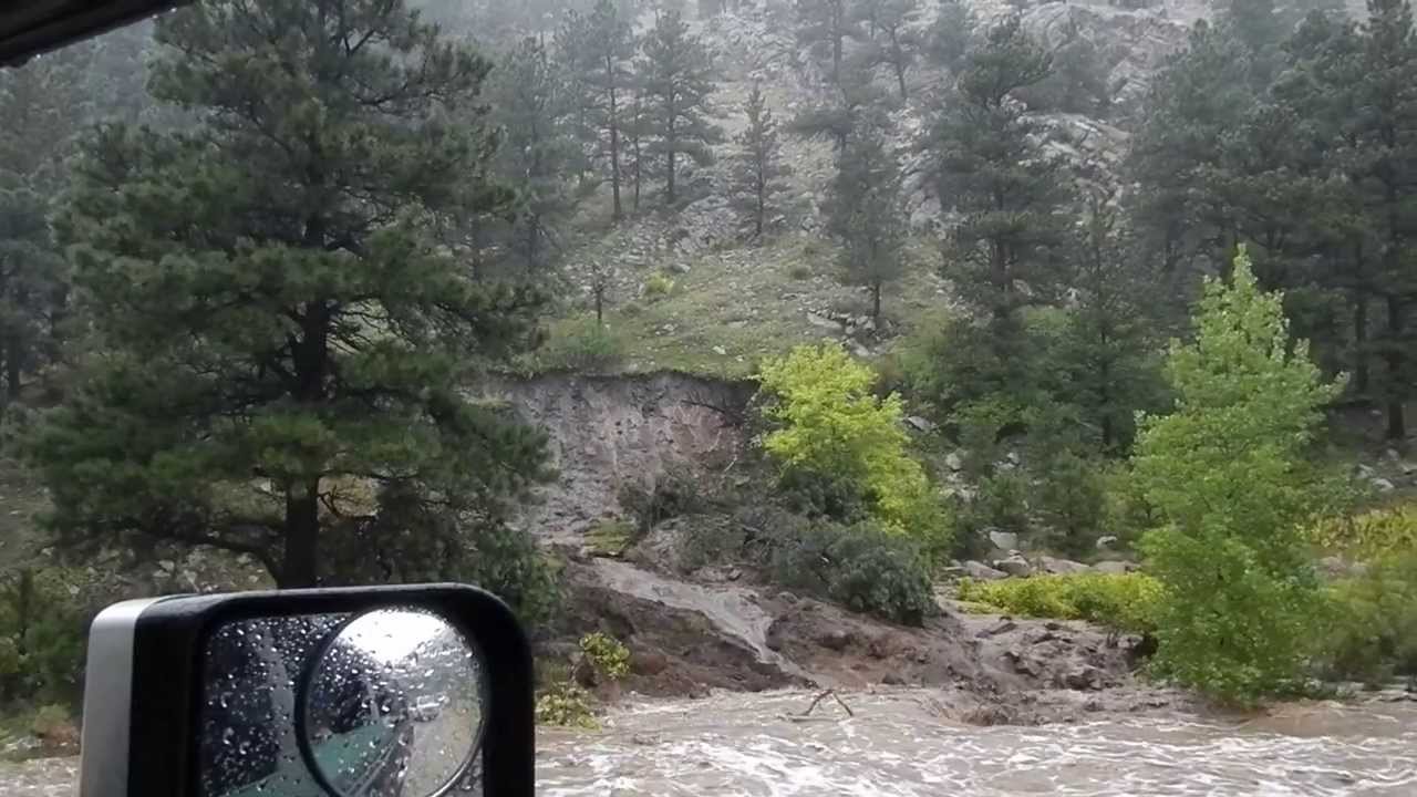 Boulder Canyon Mudslide - YouTube
