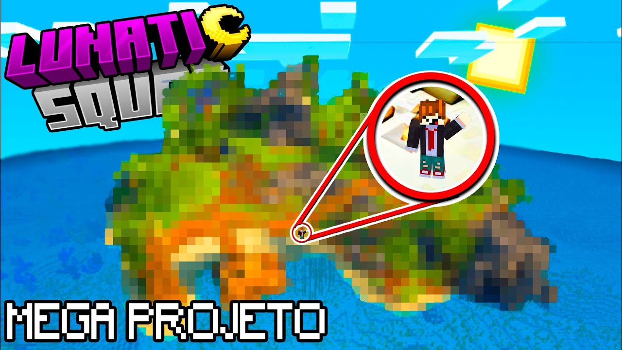 COMEÇAMOS a CONSTRUÇÃO da ILHA LUA no MINECRAFT 1.21 - LUNATIC SQUAD ...