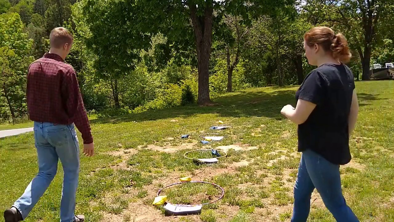 Game Time: Beanbag Hoop Toss - YouTube