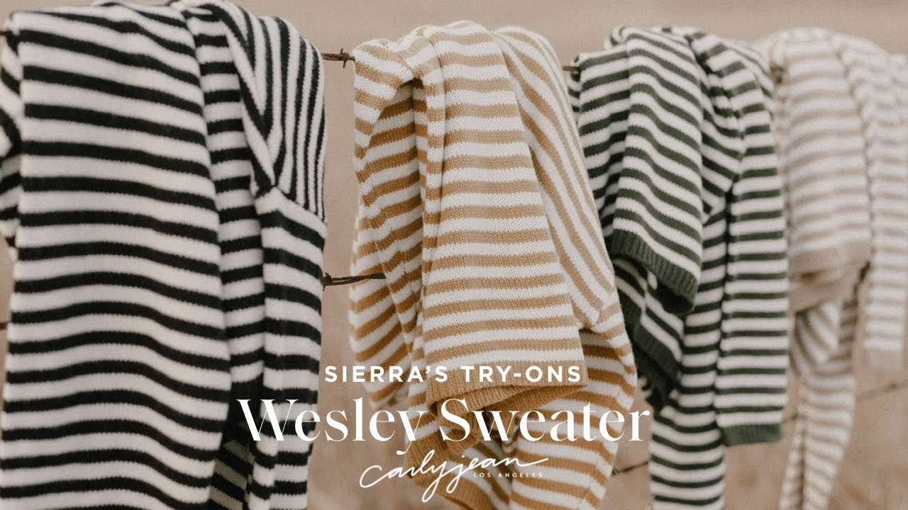 Wesley Sweater Try On - Sierra - YouTube