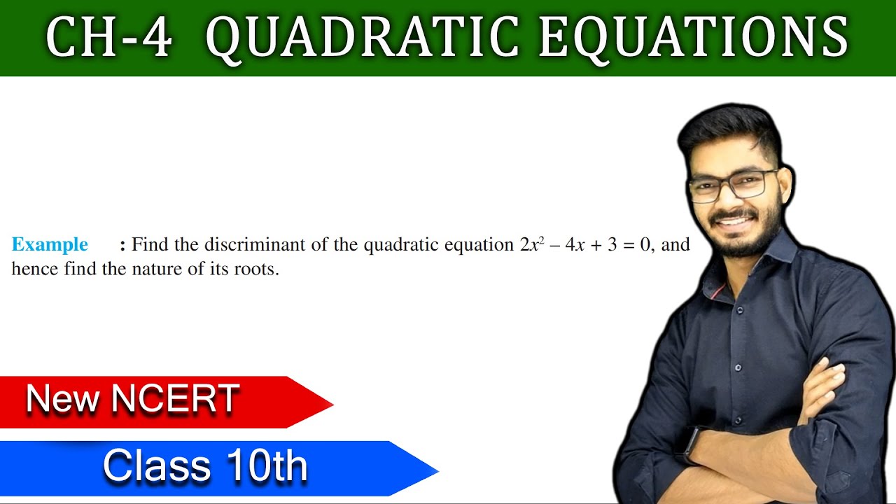 Class 10th Example 7 CH 4 Quadratic Equations || NEW NCERT || CBSE BY ...