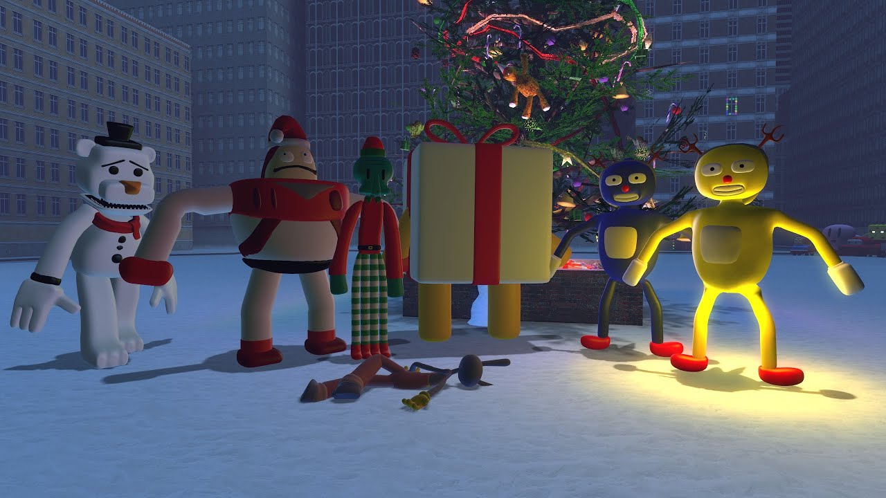 Gmod 3D Christmas Nextbots Showcase - YouTube