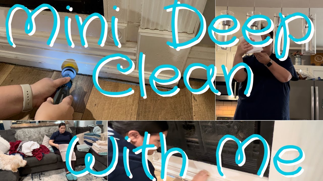 Mini Deep Clean With Me | Speed Deep Clean - YouTube