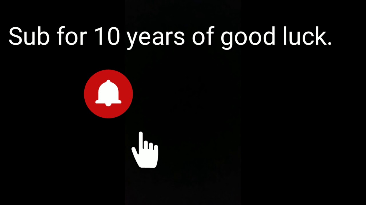 Sub for 10 years of good luck - YouTube