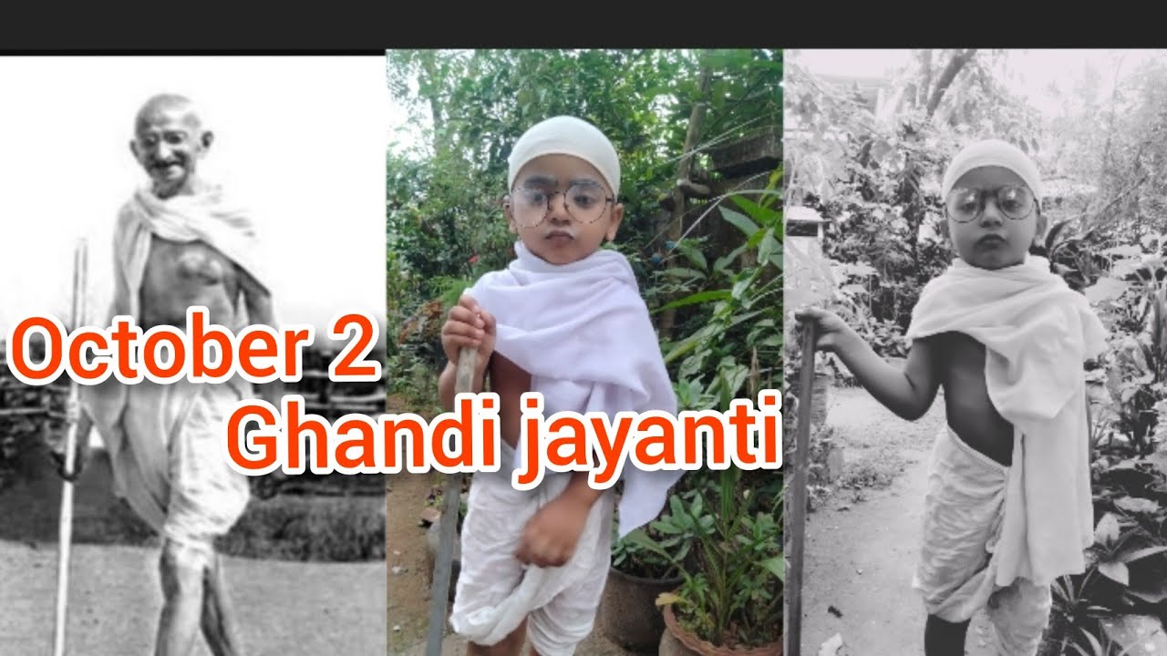 octobar2 ghandijayanti/ghandi jayanti fancy dress/Hinusworld - YouTube