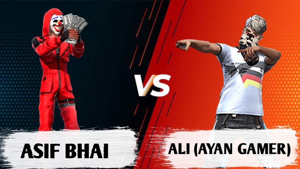 ASIF BHAI VS ALI (Ayan gamer)#Total gaming - YouTube