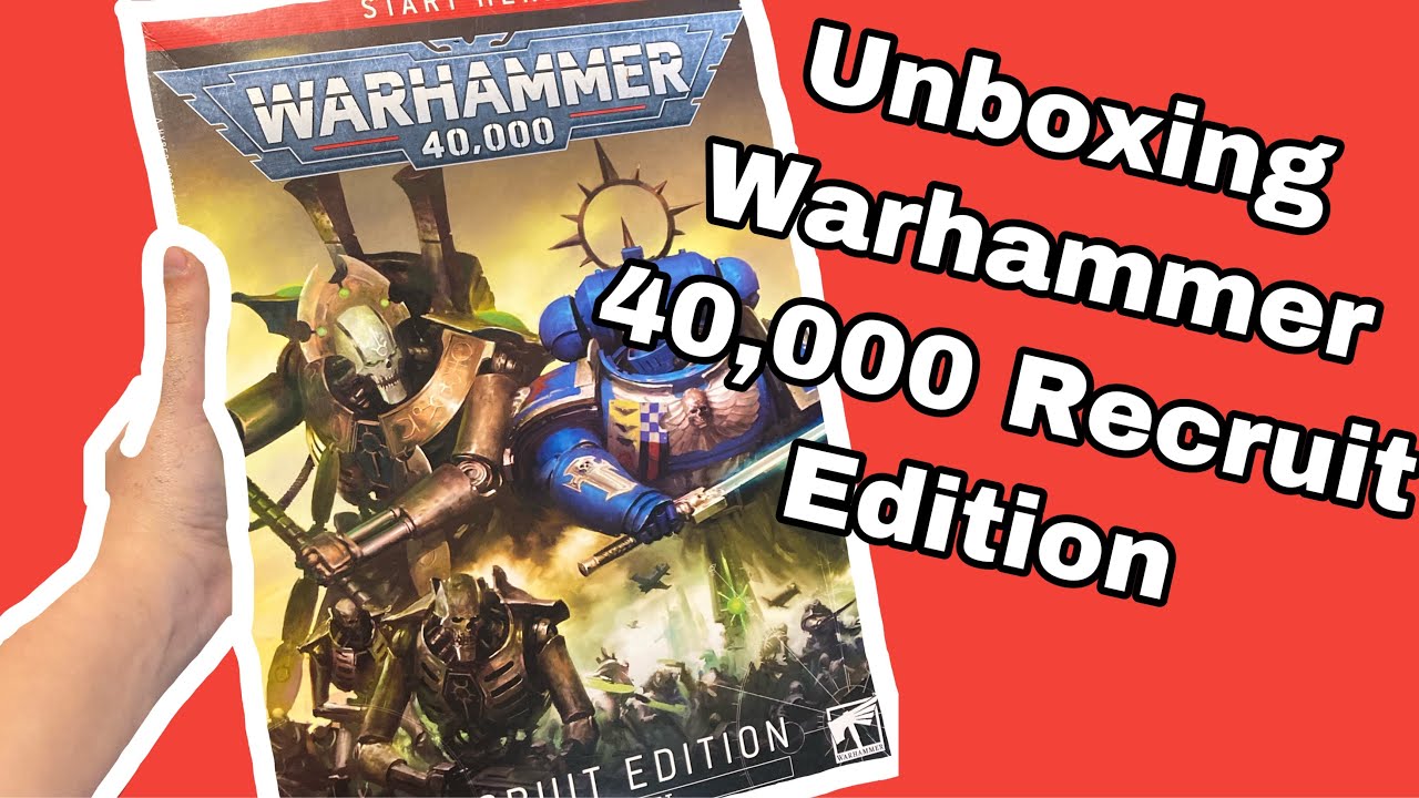 Unboxing Warhammer 40k Recruit Edition! - YouTube